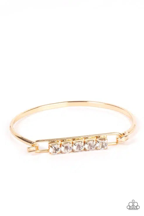 Paparazzi In CHARM'S Way Gold Bracelet | CarasShop