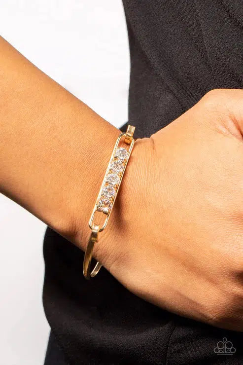 Paparazzi In CHARM'S Way Gold Bracelet | CarasShop