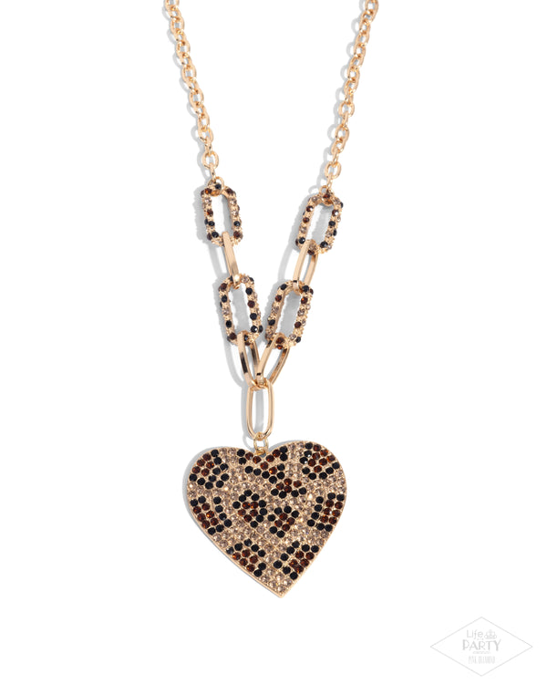 Paparazzi Roadside Romance Multi Heart Necklace | CarasShop