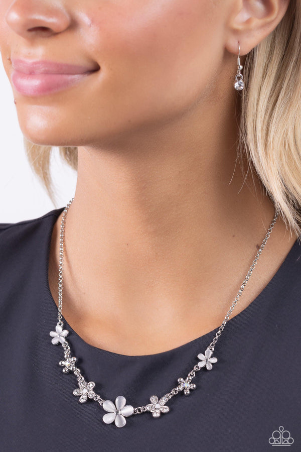 Paparazzi Spring Showcase White Necklace | CarasShop