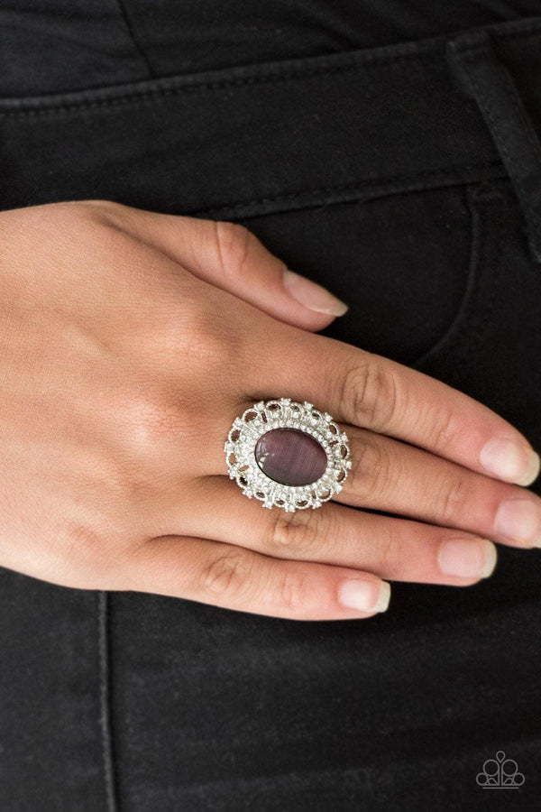 Paparazzi Baroque The Spell Purple Moonstone Ring