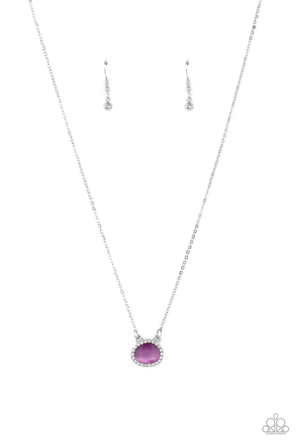 Paparazzi Treasure Me Always Purple Gem Necklace | CarasShop